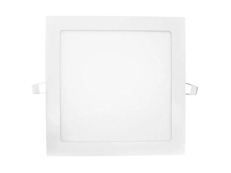 Kit 5 Luminárias Led Slim Quadrada Embutir 18w 6500k - ECONOMAX - Luminária - Magazine Luiza