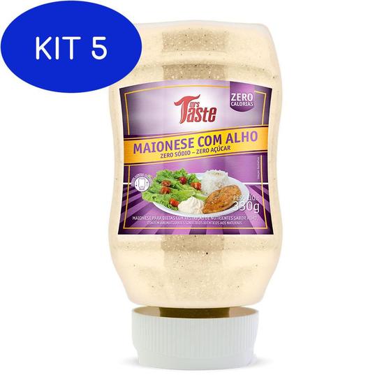 Kit 5 Molho de Maionese com Alho Zero Calorias Mr. Taste - Mrs Taste ...