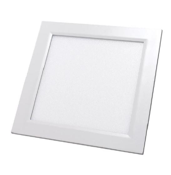 Kit 5 Painel Quadrado Embutir 18W Led Bivolt 6500K 22X22 - Premier Led - Painel de LED ...