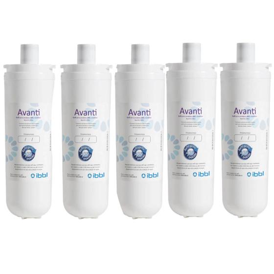 Kit 5 Refil Filtro Avanti Natural Mini Para Purificador Água Ibbl ...