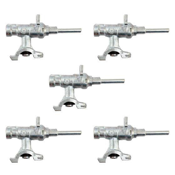 Kit 5 Registro Ramal Fogão Cooktop Brastemp Consul - Glp - Cooktop ...