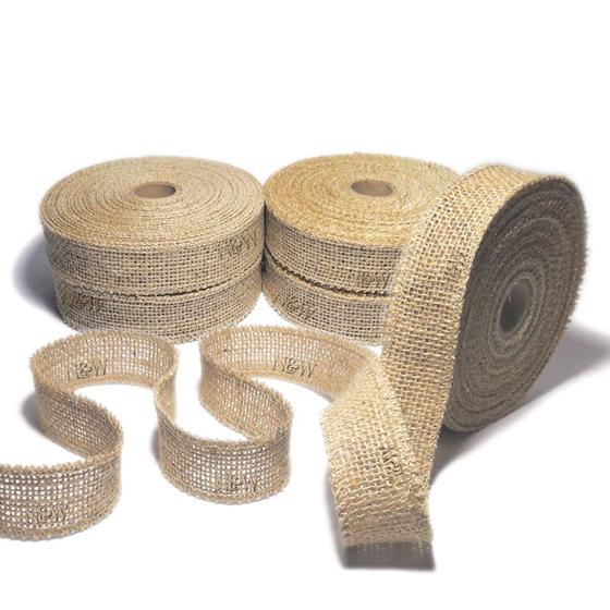 Kit 5 Rolos Fita de Juta Cru Natural 3cm x 10m cada - N&W - Fita ...