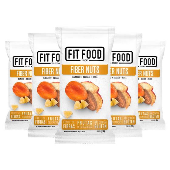 Kit 5 Snack Fiber Nuts FIT FOOD 30g - Snack Saudável / Snack Fit ...
