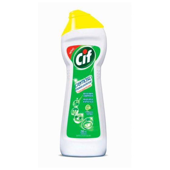Kit 5 Und Limpador Cif Cremoso Limpeza Profunda Limão 250ml - Limpador ...