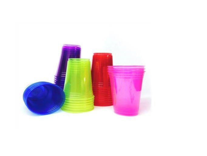 Kit 50 copos grandes coloridos 400ml festa balada - ARCÓLOR - Copos ...