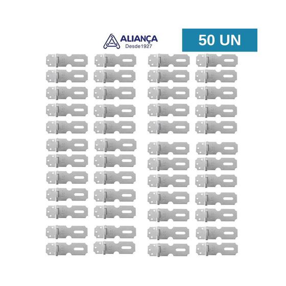 Kit 50 Fecho Tranca Porta Cadeado 2 Polegadas 51mm - Aliança - Porta ...