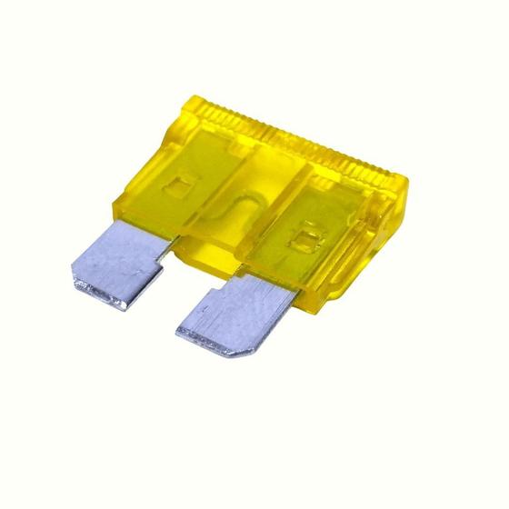 Kit 50 Fusíveis Lâmina Modelo Comum Médio Nacional Universal Reforçado ...