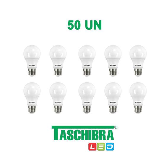 Kit 50 Lâmpadas Bulbo Led Taschibra TKL60 9W E27 Autovolt 100-240V - Lâmpada de LED - Magazine Luiza