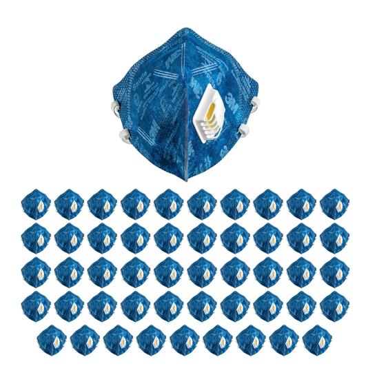 Kit 50 Máscara Respiratória PFF2 9822+BR Com Válvula 3M - Máscara ...