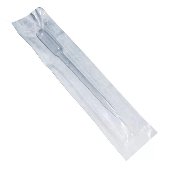 KIT 500 UNIDADES - Pipeta Pasteur Graduada 3 ml Estéril (CRAL) - Cralplast - Material Médico e ...