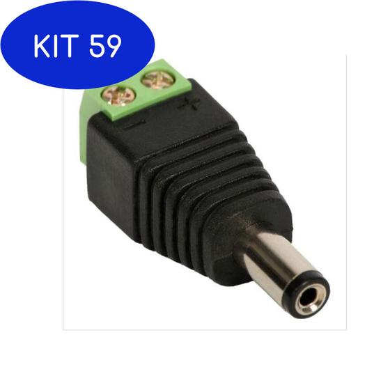 Kit 59 Conector Plug p4 Macho Com Borne - HCL - Conectores Elétricos ...