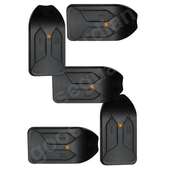 Kit 5x Controle Remoto Ppa Tok 433mhz Dupla Tecnologia Portão ...