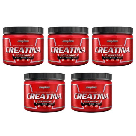 Kit 5X Creatina Hardcore Reload - 150g - IntegralMédica - Integral ...