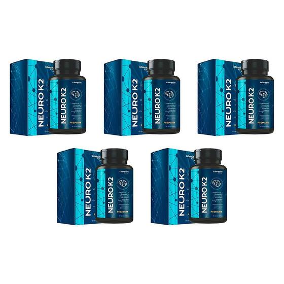 Kit 5x Neuro K2 premium Labornatus 60 Cápsulas - Multivitamínico ...