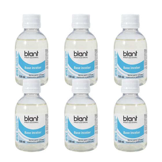 KIT 6 Bases Incolor Profissional 4Free 120ml - Blant - Base de Unhas ...