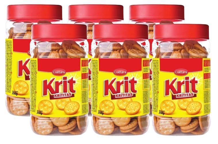 Kit 6 Biscoitos Sortidos Aperitivo Krit Krititas Cuetara - Biscoito ...