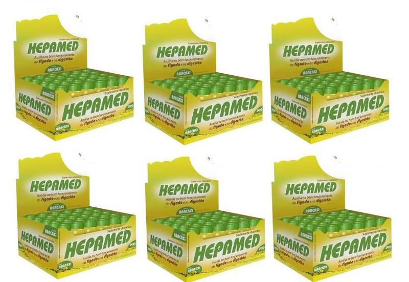 Kit 6 Caixas Hepamed Abacaxi Com 48 Flaconetes 10ml - Cimed ...