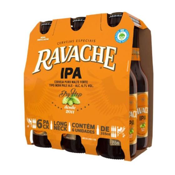Kit 6 Cervejas Ravache IPA 355ml - Cerveja - Magazine Luiza