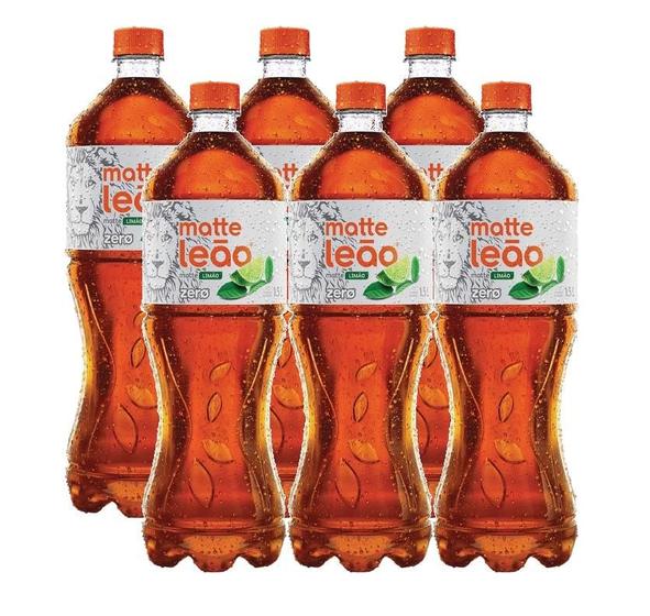 KIt 6 Chá Mate Limão Matte Leão Zero Garrafa 1,5l - Chá - Magazine Luiza