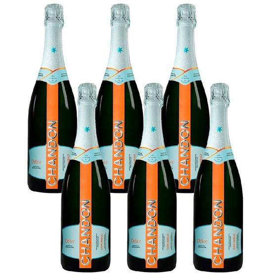 Kit 6 Chandon Delice Réserve Original Lacrado com Nfe - Espumante ...