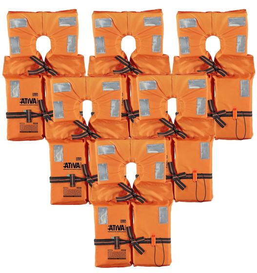 Kit 6 Coletes Salva Vidas Homologado Classe II - Ativa - Colete Salva ...