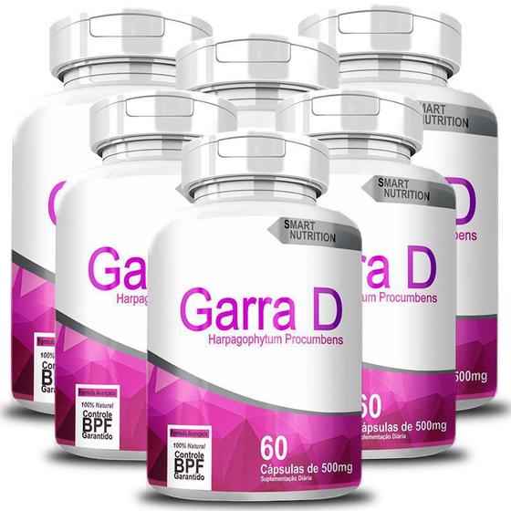 Kit 6 Garra D 500Mg 60 Cápsulas - 4 Elementos - Fitoterápicos ...