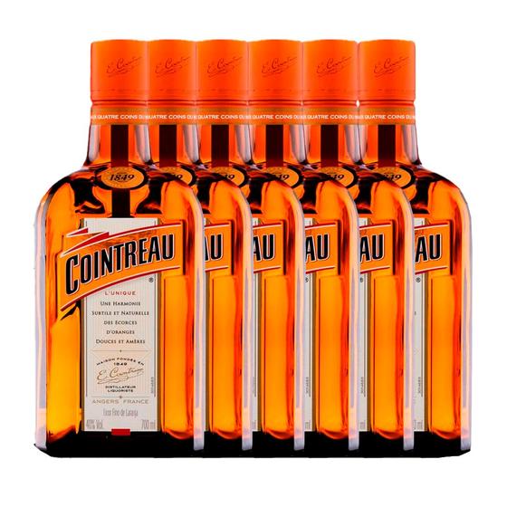 Kit 6 Garrafas Licor Cointreau 700ml - Licor - Magazine Luiza
