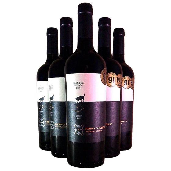 Kit 6 Garrafas Vinho Perro Callejero Blend De Malbec 750Ml - Mosquita ...