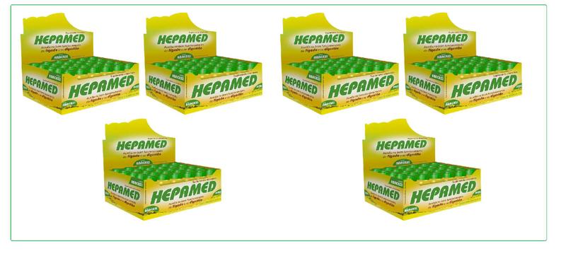 Kit 6 Hepamed Suplemento Digestivo 48 Flaconetes - Cimed - Melatonina ...