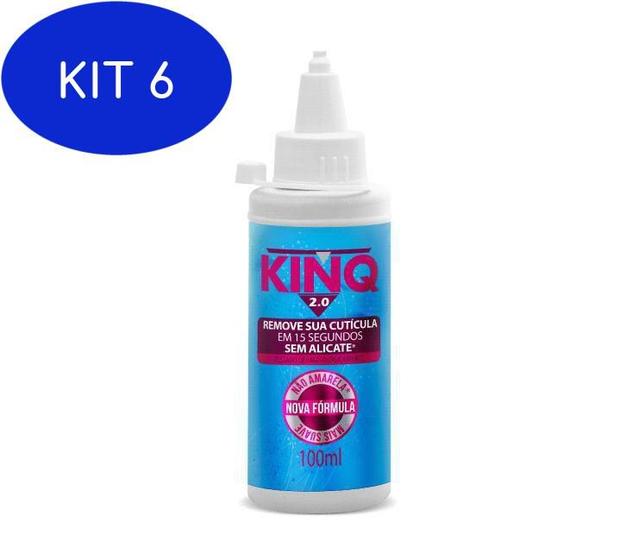 Kit 6 Kinq Ibiti Removedor De Cutícula Technology 100Ml - Removedor de ...