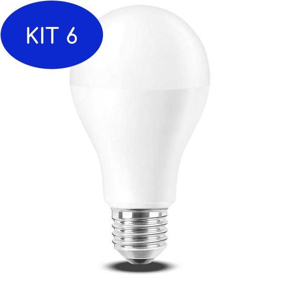 Kit 6 Lampada Led Bulbo 15W E27 4000K Luz Neutra - Opus - Lâmpada de ...