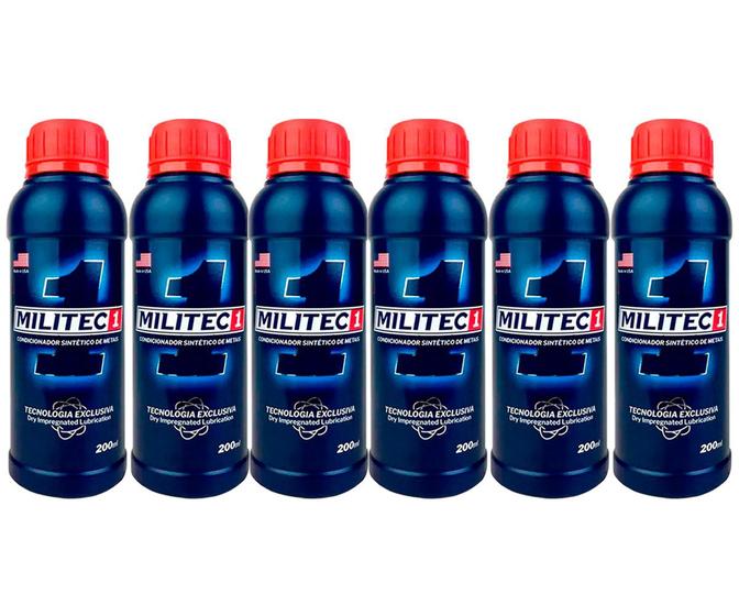 Kit 6 Militec 1 Condicionador De Metais - Original 200ML - Lubrificante ...