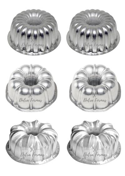 Kit 6 Mini Forma Gomada N 1 2 3 Torta Suíça Decorada Com Furo - Dutra ...