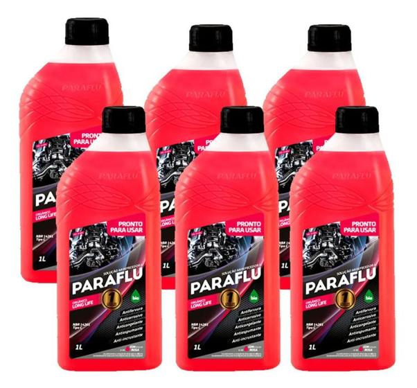 Kit 6 paraflu pronto uso orgânico - Aditivo para Radiador - Magazine Luiza