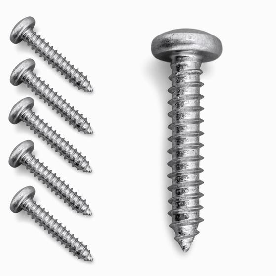 Kit 6 Parafuso 55x32mm Cabeça Panela Para Madeira Metal Parede ...