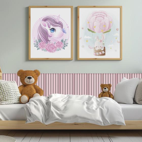 KIT 6 Placas Cabeceira Estofada Ripada - Módulo 20 Cm x 40 Cm - GH ...