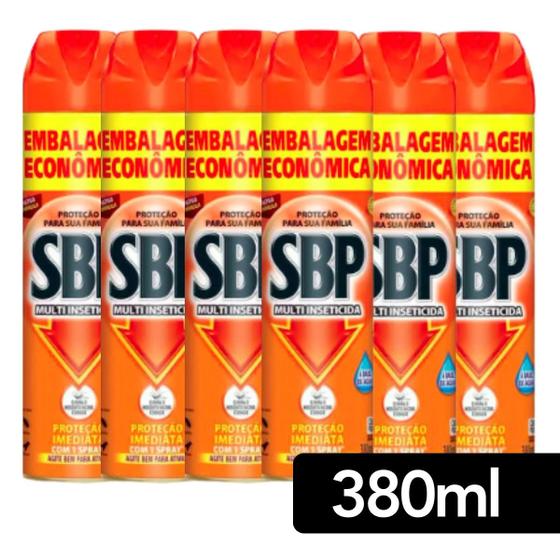 KIT 6 SBP AERO MULTI INSETOS 380ml - Inseticidas - Magazine Luiza
