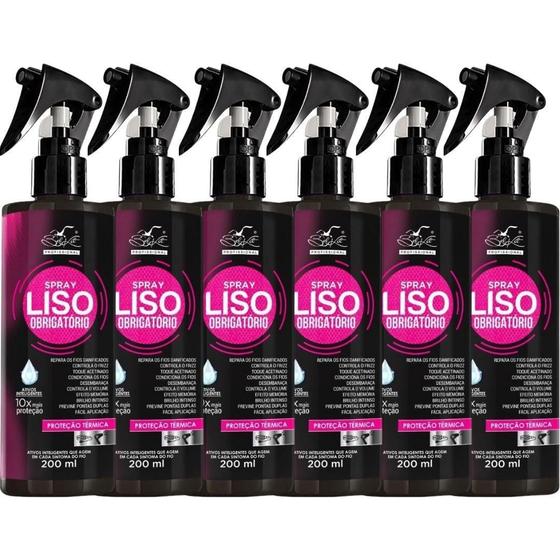 Kit 6 Spray Liso Obrigatório 200Ml Kit Protetor Térmico - Bel Kit ...