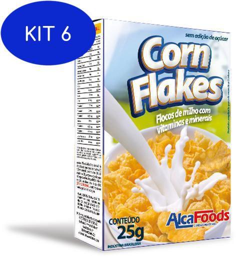 Kit 6 Sucrilhos Corn Flakes Sem Adição De Açúcar Alca Foods - Alcafoods ...