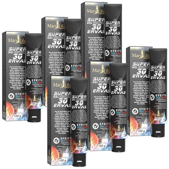 Kit 6 Super Gel 30 Ervas 150g Mary Life - Bio Instinto - Cosméticos ...