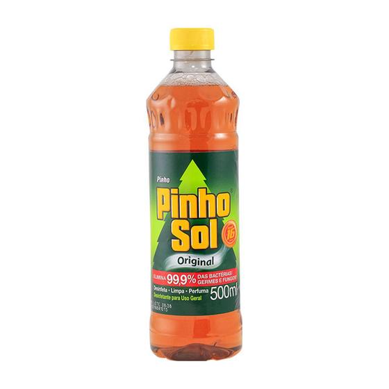 Kit 6 Und Desinfetante Pinho Sol Original 500ml - Desinfetante ...