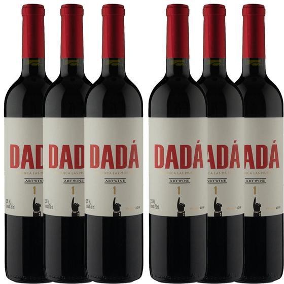Kit 6 Vinho Tinto Argentino Finca Las Moras Dada No 1 Art Wine 2020 ...