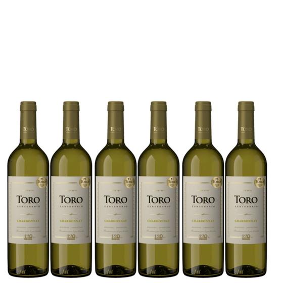 Kit 6 Vinhos Argentino Toro Centenário Chardonnay 750ml - Toro ...