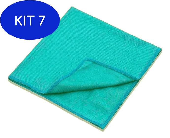 Kit 7 Flanela De Limpeza Vidro Pano Limpa Janela Telas Boxes - Clink ...