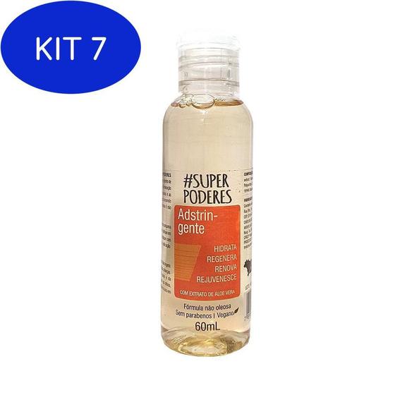 Kit 7 Loção Adstringente 60Ml Super Poderes Demsp01 - Adstringente ...