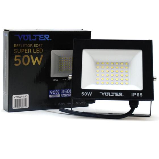 Kit 7 Refletores Led Holofote 50w Bivolt Prova D'água Branco Frio - VOLTER - Refletor - Magazine ...