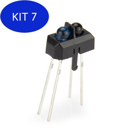 Kit 7 Sensor Ótico Refletivo Ir Tcrt5000 Arduino Pic Optico - Mj ...