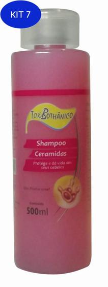 Kit 7 Shampoo Tok Bothânico Ceramidas - 500Ml - Shampoo - Magazine Luiza