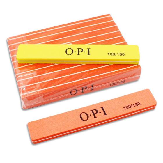 Kit 70 lixas jumbo buffer polidora 100/180 opi manicure unha - Lixa de ...