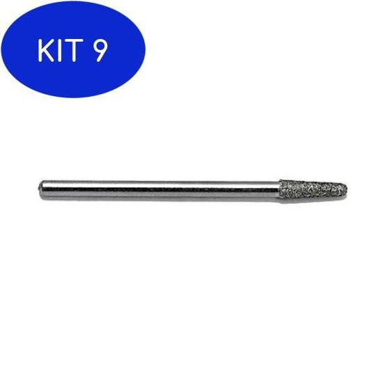 Kit 9 Broca Diamantada Pm 720 - Ponto Do Podologo - Ponto Do Podólogo ...